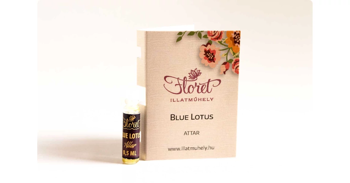 Blue Lotus attar mini - 0.5ml - Attar parfümolajok